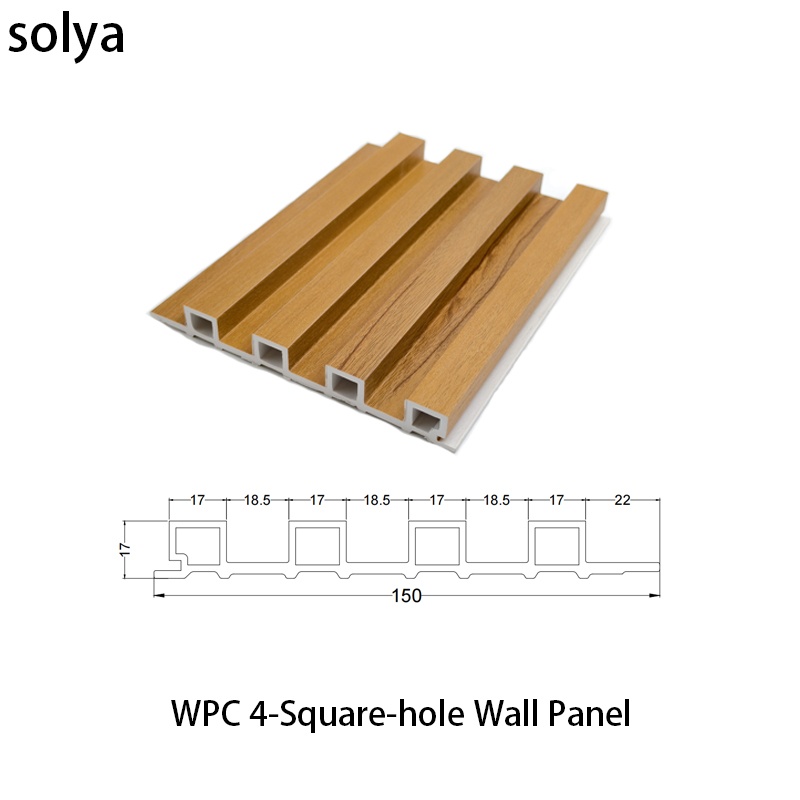 WPC wall panel pvc louvers slat wall panel high quality supplier ...